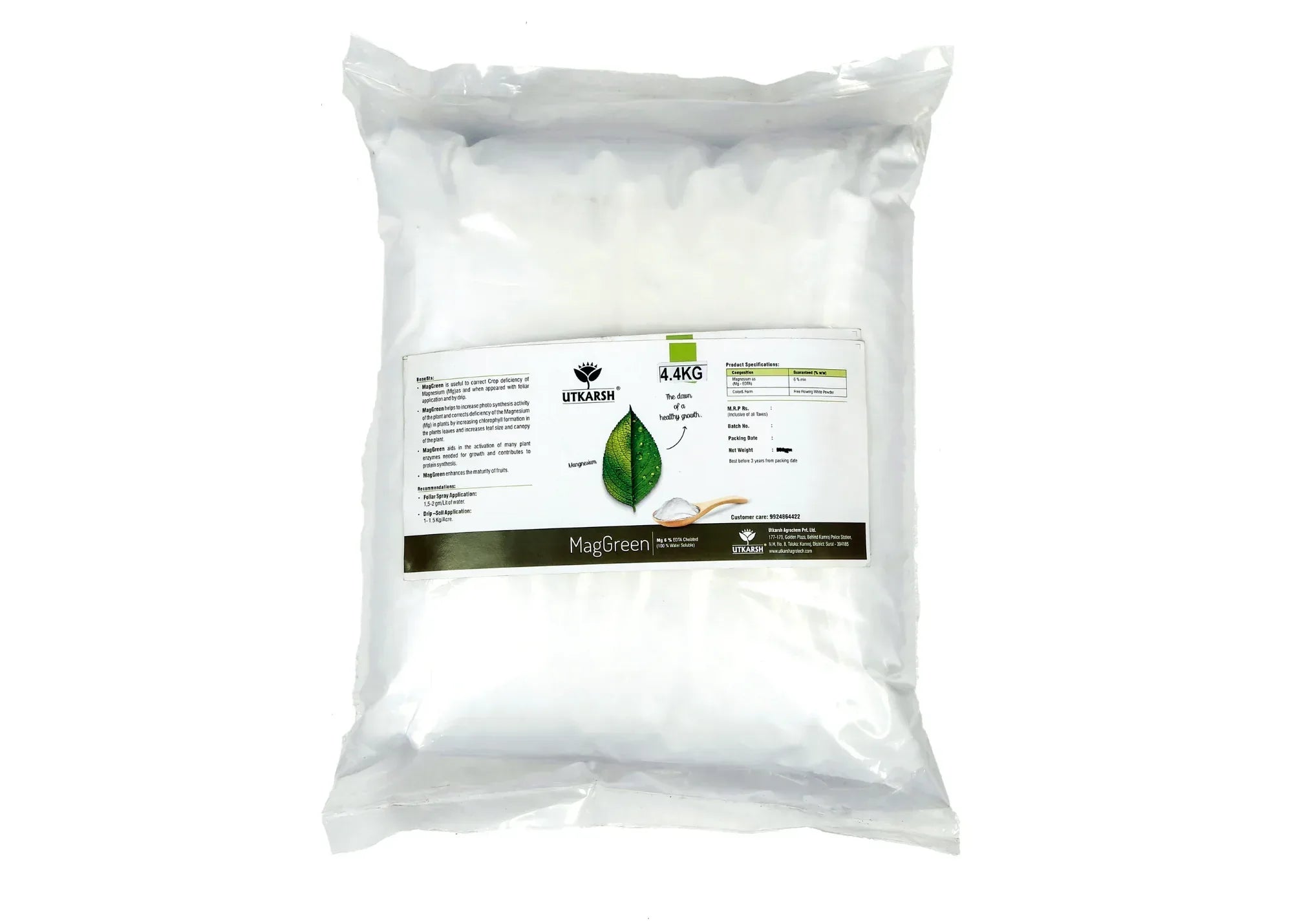 MagGreen (Magnesium Mg 5% EDTA Chelated, 100 % Water Soluble Foliar Sp