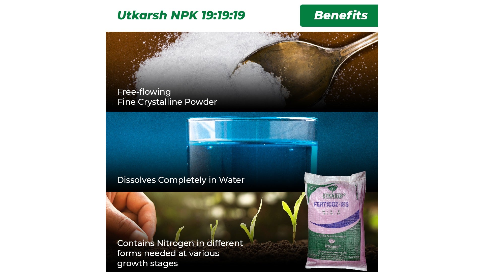 Quality NPK 19:19:19 Fertilizer Online - Utkarsh Agrochem