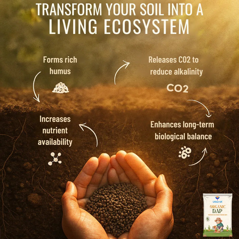 Organic DAP Fertilizers for Plants, Phosphate Rich Organic Manure for