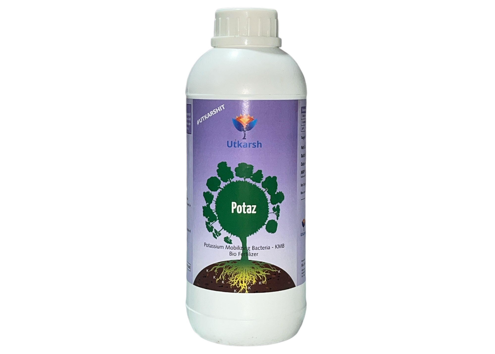Potaz (Potassium Solubilizing Bacteria - KSB) Bio Fertilizer for Natur