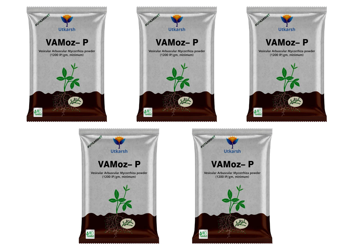 VAMoz-P (Mycorrhiza with 100 IP/gm) Bio Fertilizer for Vigorous Stem G
