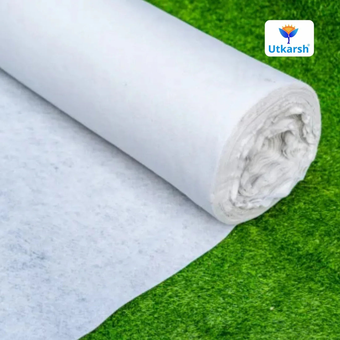 120 GSM Geo Textile White Cloth / Geotextile Non-Woven Fabric Cloth fo