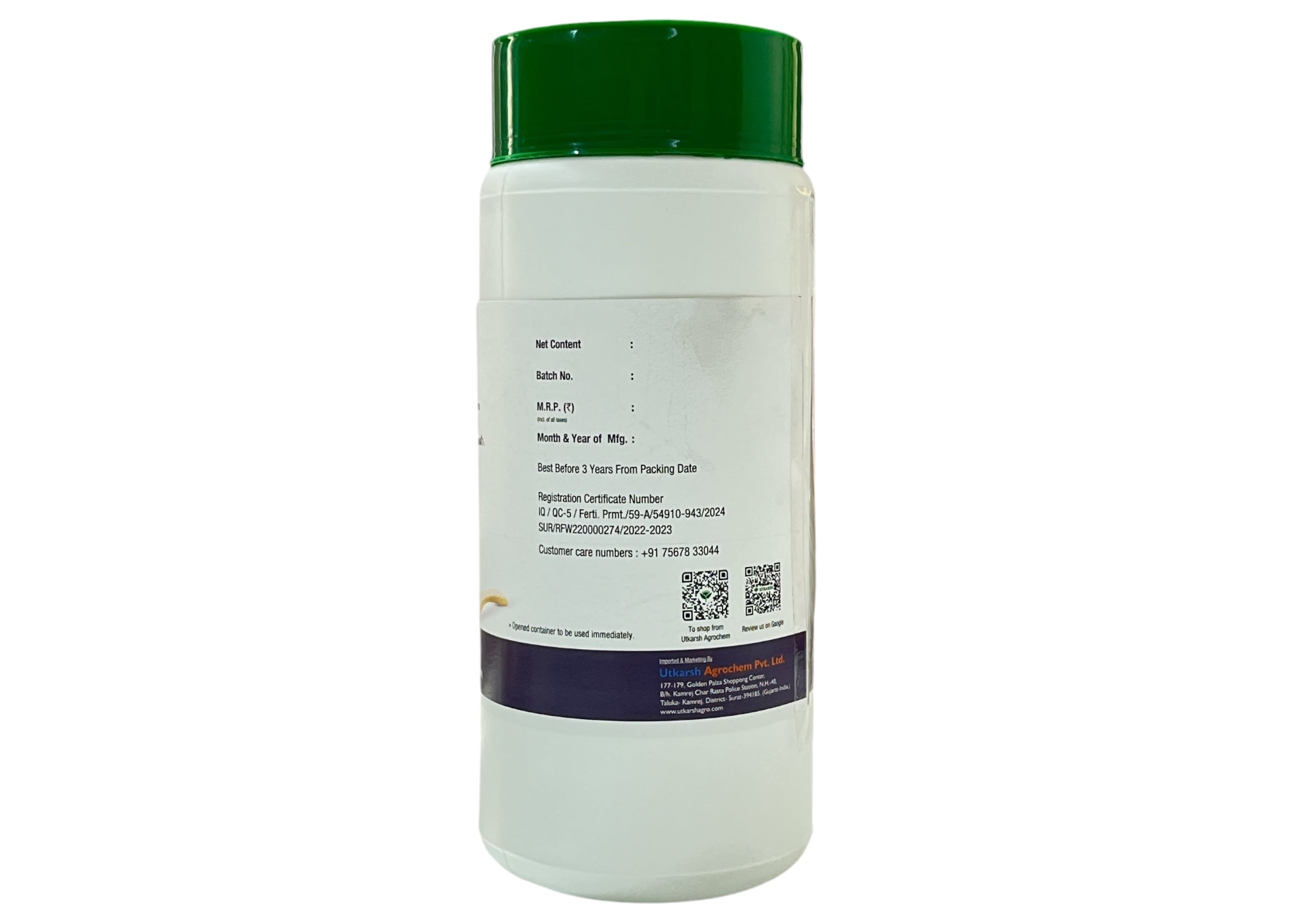 ZinGap (Zinc- Zn 12% EDTA Chelated, 100% Water Soluble Foliar Spray Fe