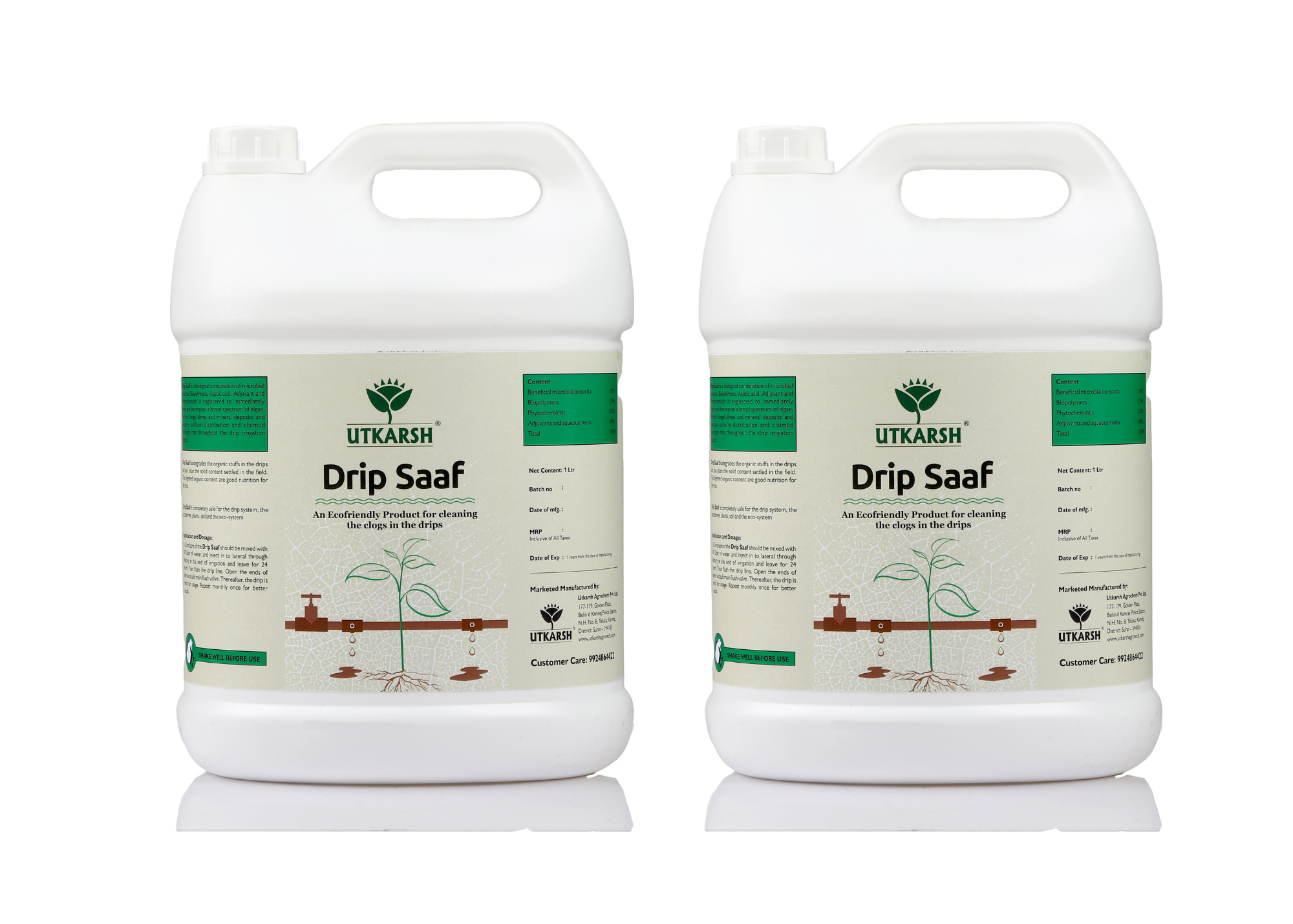 Drip Saaf (Eco-Friendly Product for Cleaning Drip System | Biodegrades