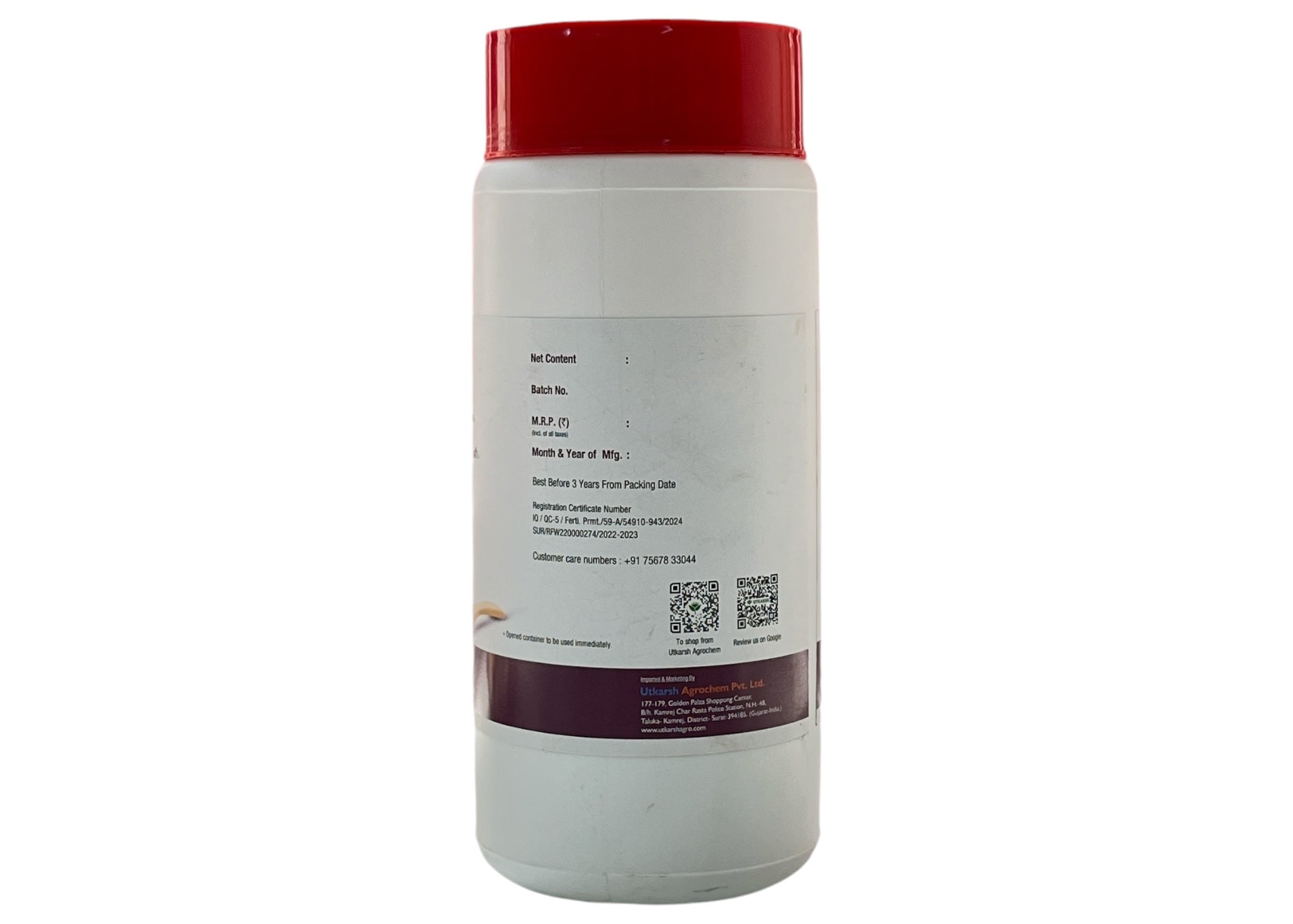 FeGro (Iron - Fe - 12% EDTA Chelated, 100% Water Soluble Foliar Spray