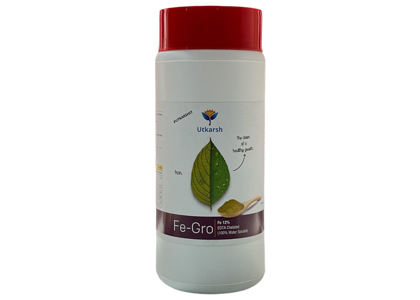 FeGro (Iron - Fe - 12% EDTA Chelated, 100% Water Soluble Foliar Spray