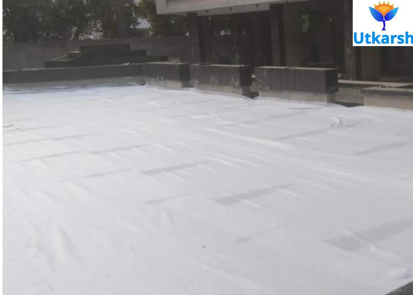 120 GSM Geo Textile White Cloth / Geotextile Non-Woven Fabric Cloth fo